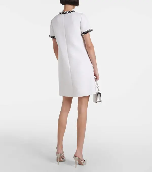 Valentino Garavani Embellished Tweed Minidress