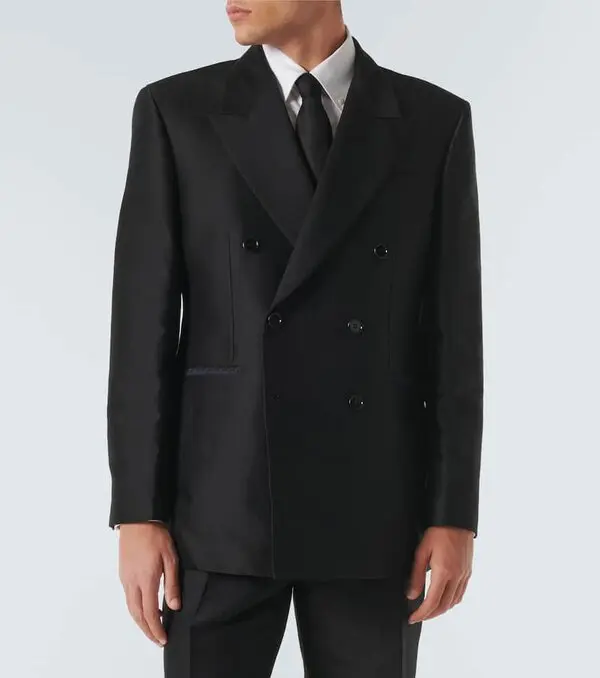 Burberry Wool And Silk Blazer
