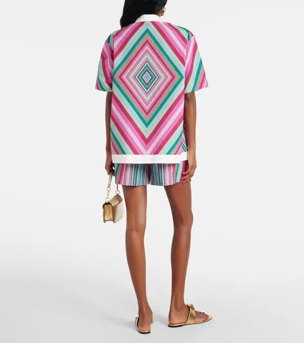 Valentino Garavani Printed Cotton Poplin Shirt