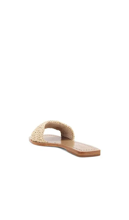 Raye Helen Raffia Slide Sandals