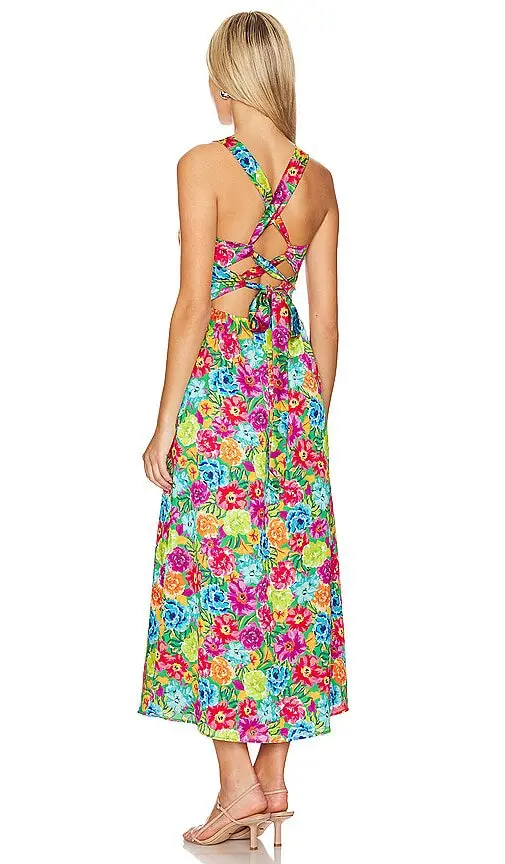 knee length dresses for ladies Small / Bright Floral Soiree main image 0