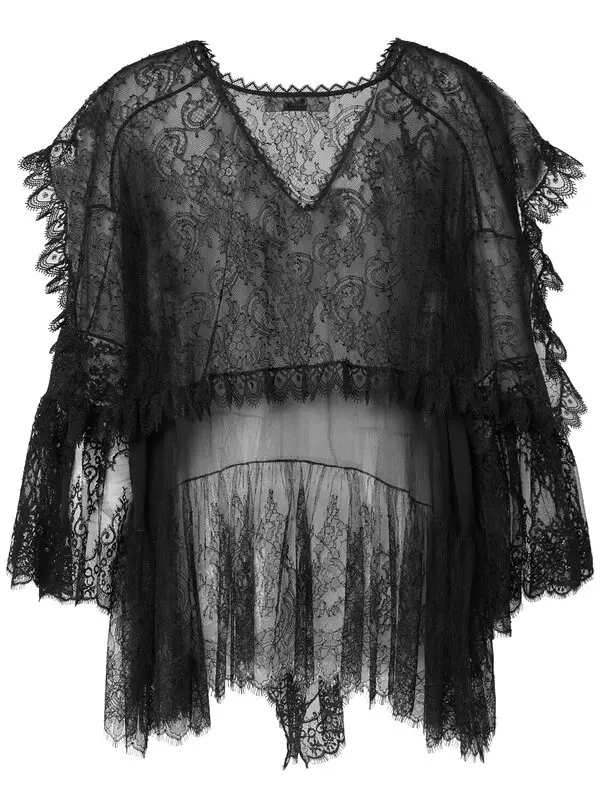 Chloé Ruffled Lace Shirt