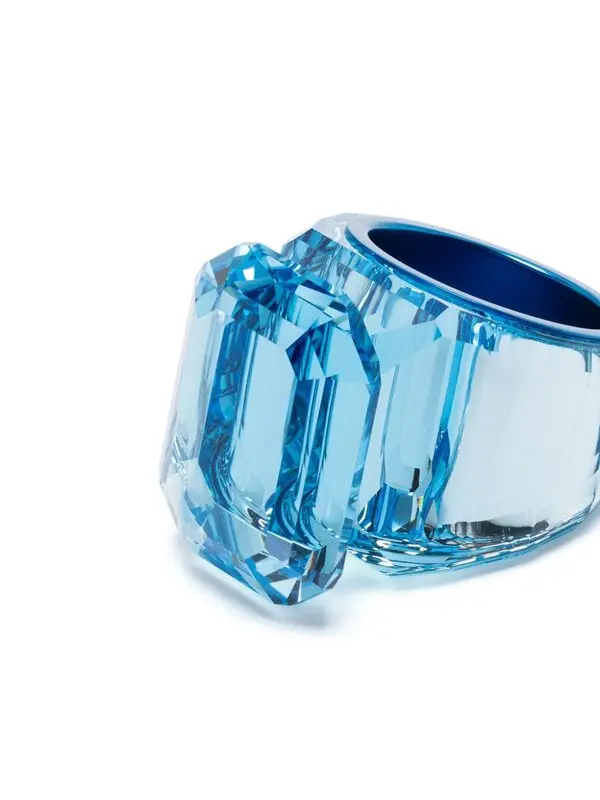 SWAROVSKI Lucent Crystal Cocktail Ring - Blue