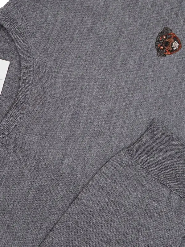 PELO FOUNDATION Dog-appliqué Jumper - Grey
