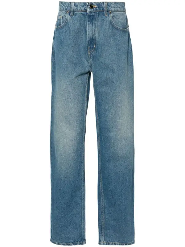 Casablanca Printed Embroidered Jeans
