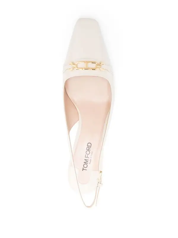 TOM FORD 55mm Whitney Slingback Pumps - Neutrals