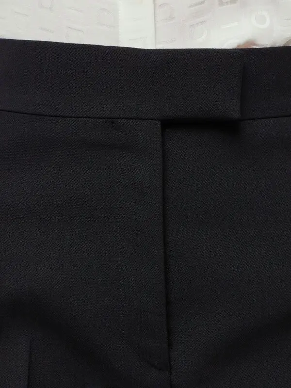 FERRAGAMO Press-crease High-rise Trousers - Black