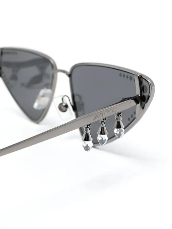 JIMMY CHOO Cat-eye Sunglasses - Silver