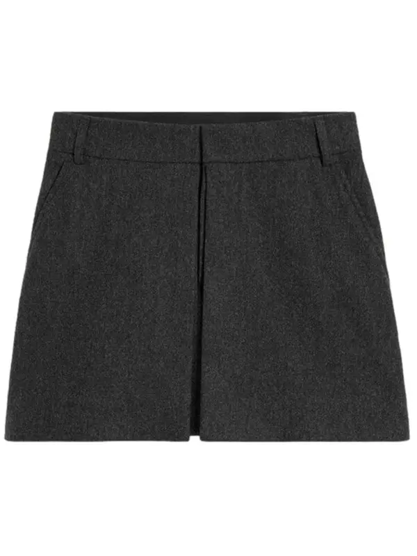 Ami Panelled Mini Skirt - Grey