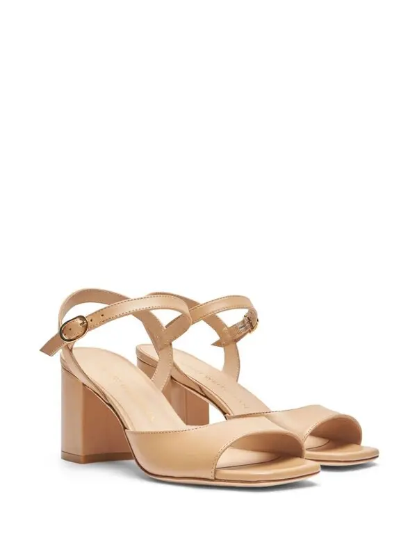 STUART WEITZMAN 75mm Tia Leather Sandals