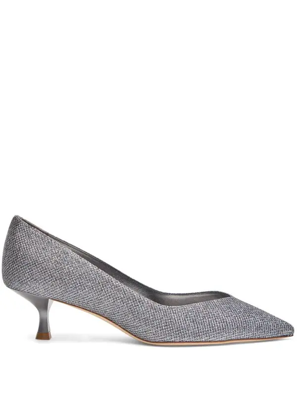 STUART WEITZMAN Eva 35mm Glitter Pumps