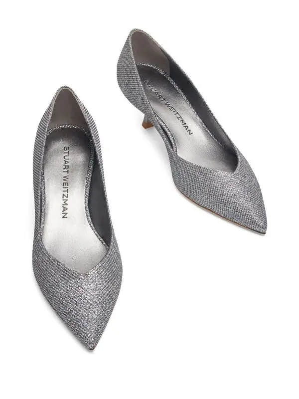 STUART WEITZMAN Eva 35mm Glitter Pumps