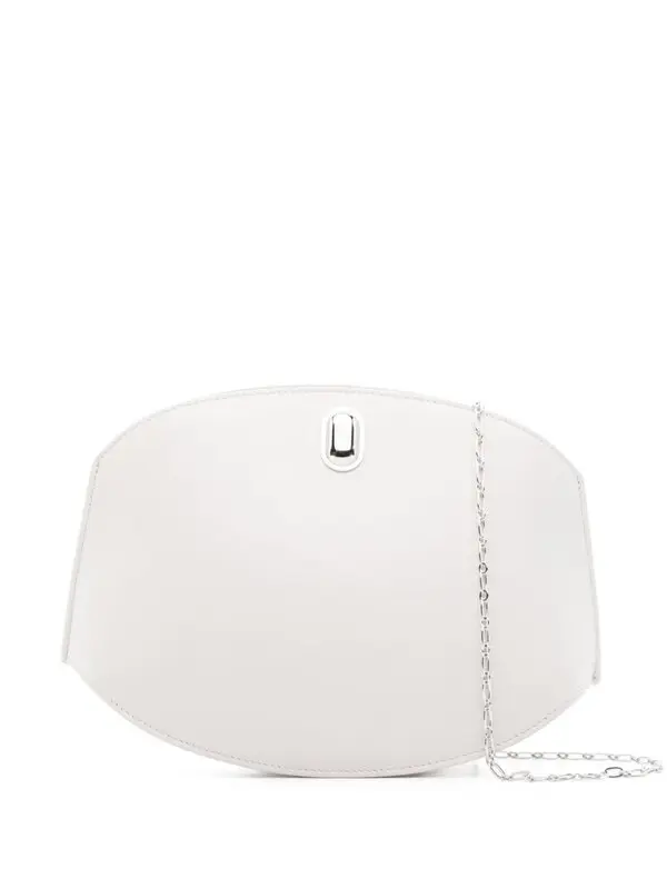 Savette Tondo Clutch Bag - White