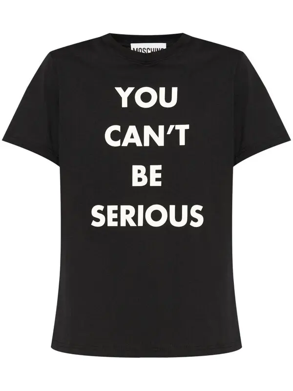 Moschino Graphic-print T-shirt - Black