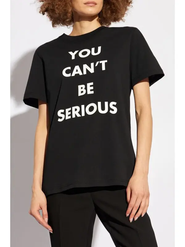 Moschino Graphic-print T-shirt - Black