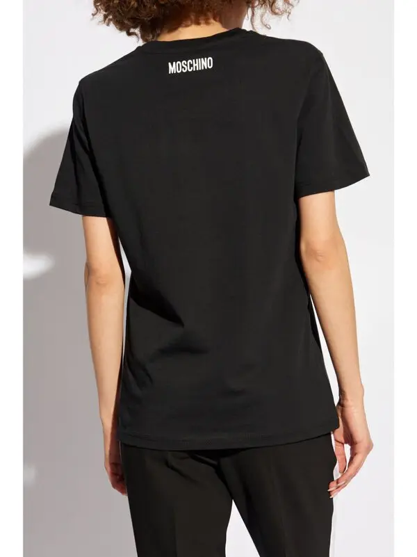 Moschino Graphic-print T-shirt - Black