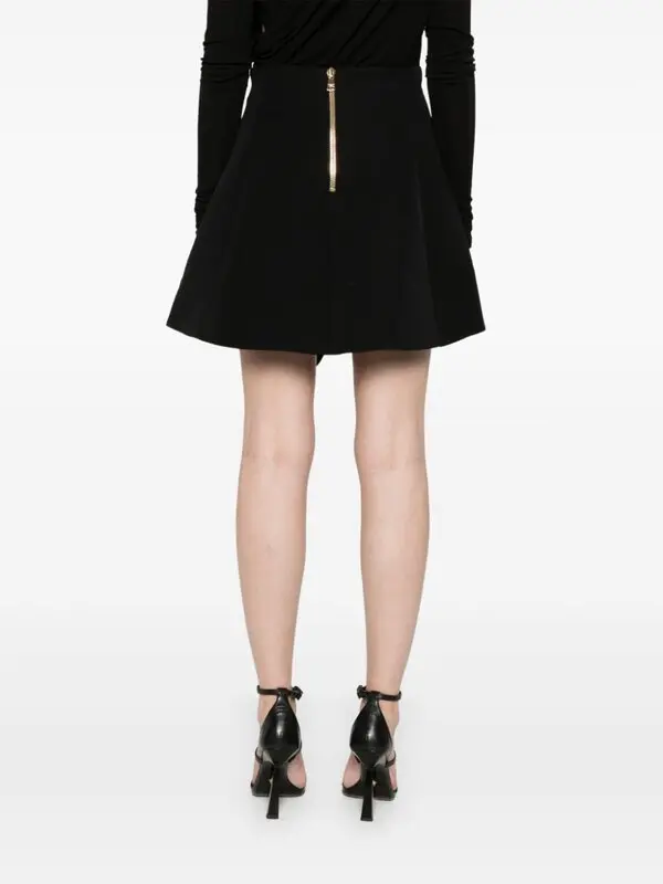 Balmain Virgin Wool Mini Skirt