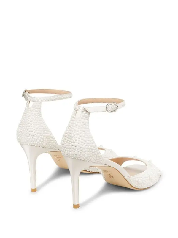 STUART WEITZMAN 75mm Bliss Pearls Sandals