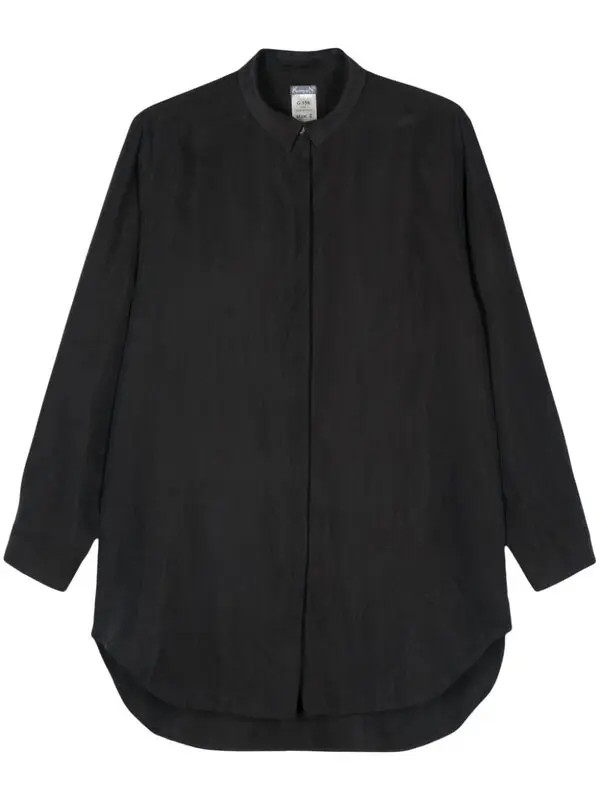 Kristensen Du Nord Long-sleeve Silk Shirt