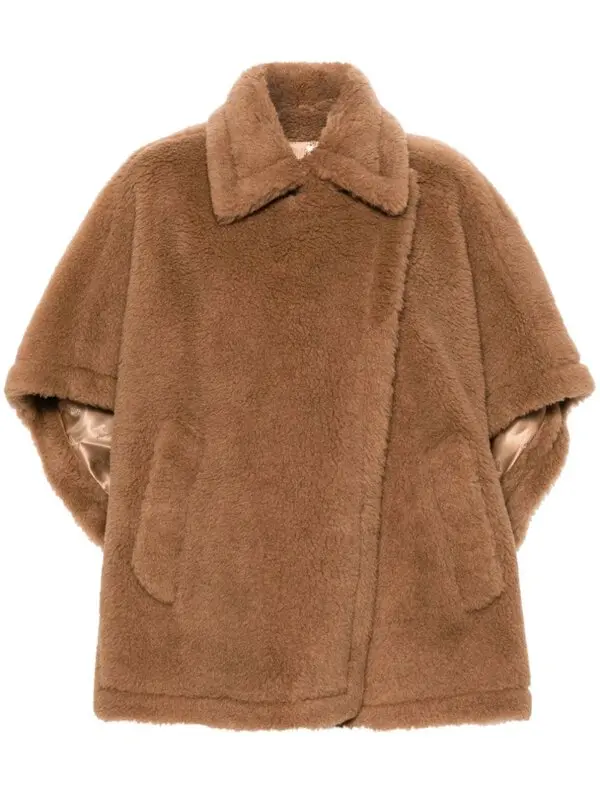Max Mara Tebe Teddy Cape - Brown
