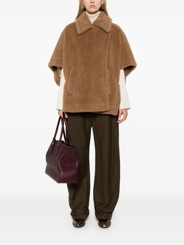 Max Mara Tebe Teddy Cape - Brown