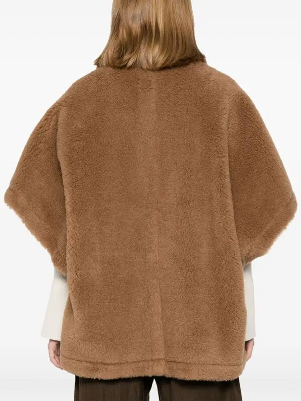 Max Mara Tebe Teddy Cape - Brown
