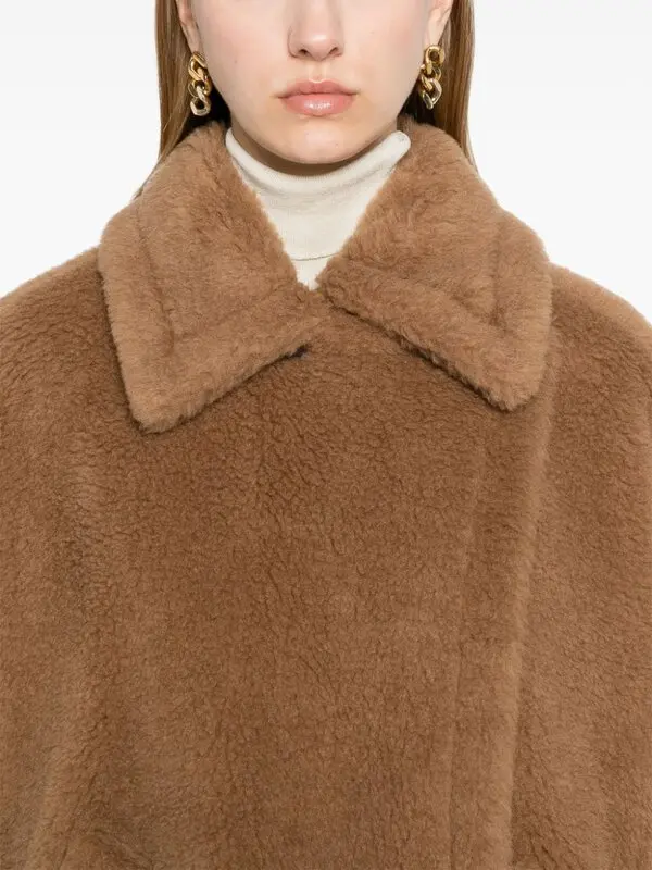 Max Mara Tebe Teddy Cape - Brown