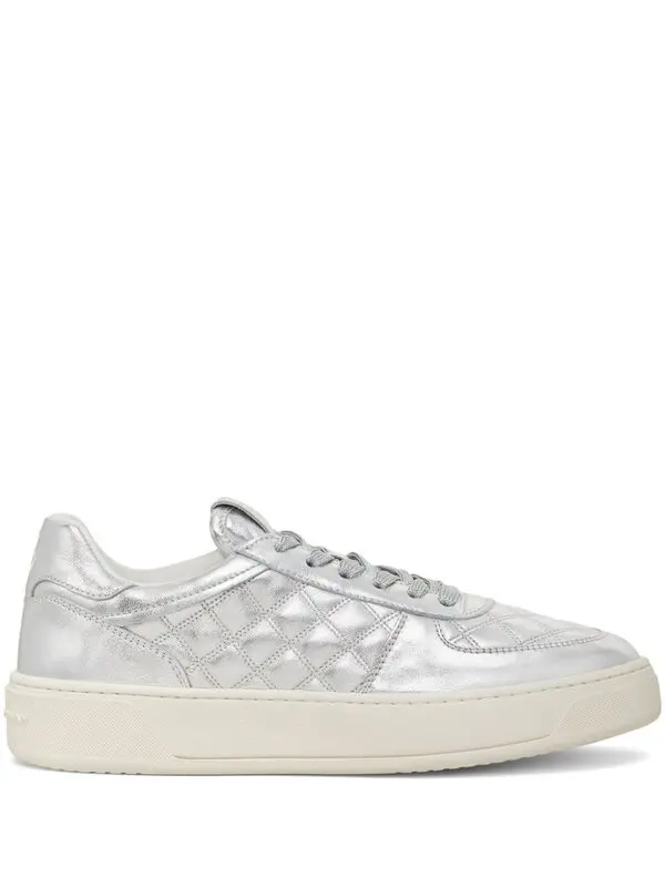 STUART WEITZMAN Courtside Metallic Sneakers