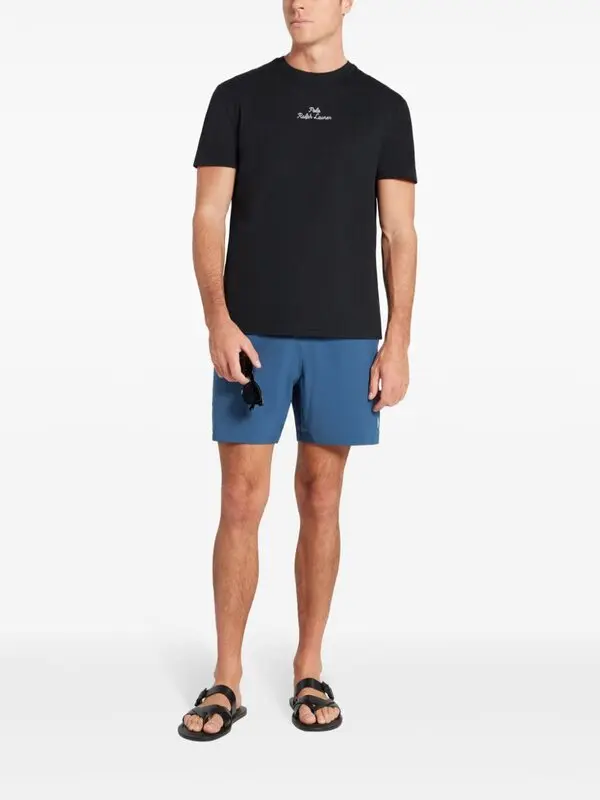 Polo Ralph Lauren Embroidered-logo Deck Shorts - Blue