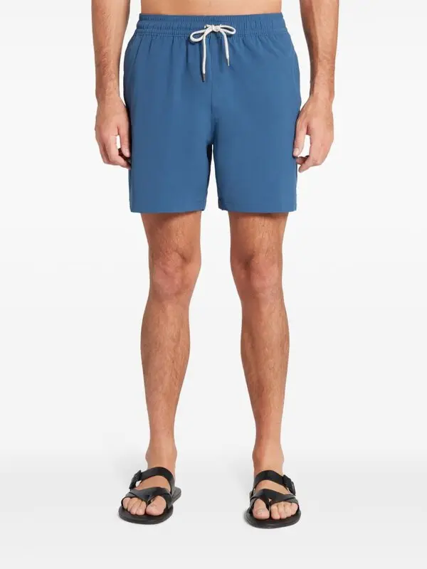 Polo Ralph Lauren Embroidered-logo Deck Shorts - Blue