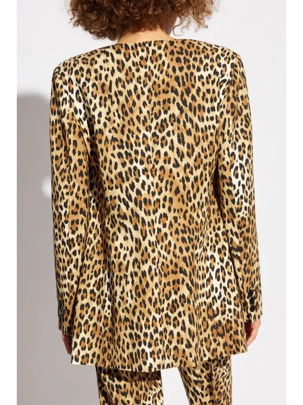 Moschino Leopard-print Blazer