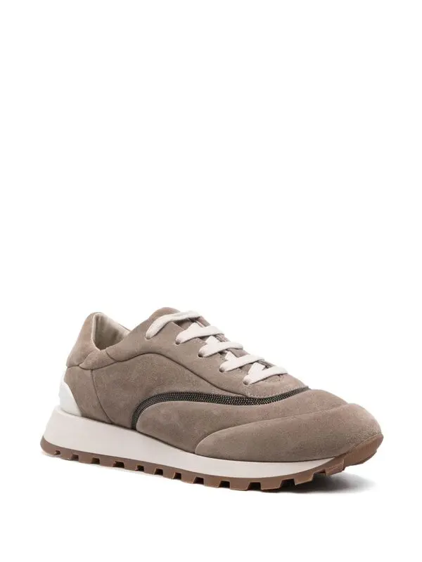 Brunello Cucinelli Monili-chain Sneakers - Neutrals