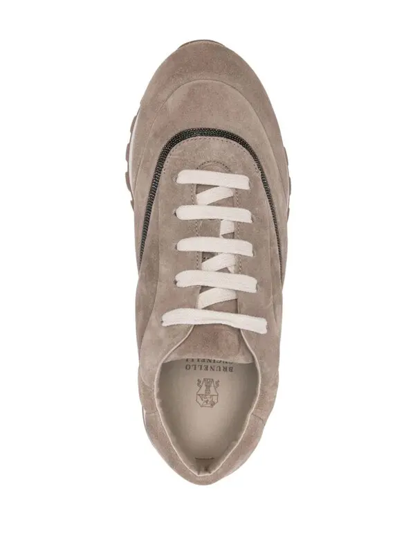 Brunello Cucinelli Monili-chain Sneakers - Neutrals