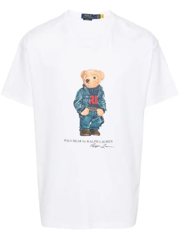 Polo Ralph Lauren Polo Bear-print T-shirt - White