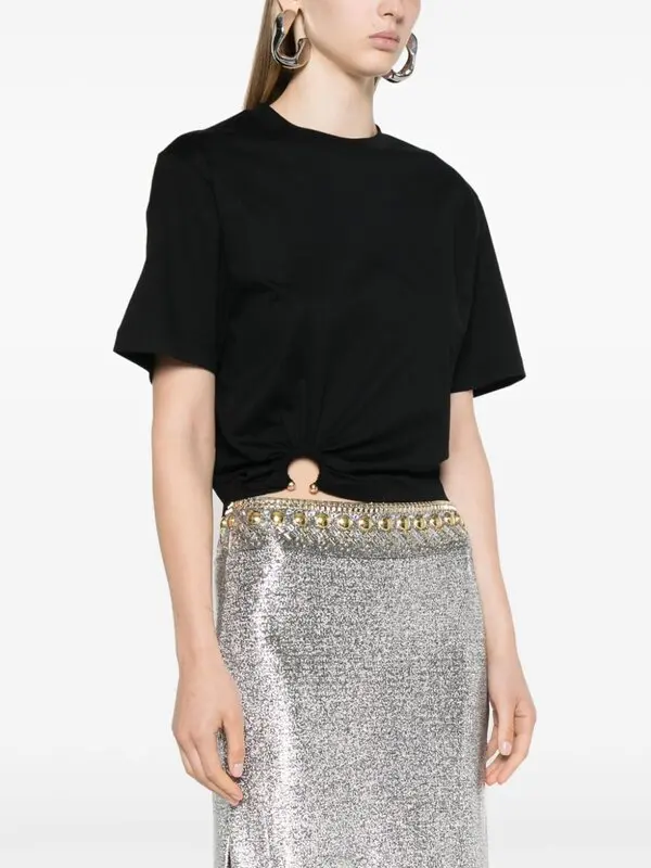 Rabanne Signature Piercing Jersey T-shirt