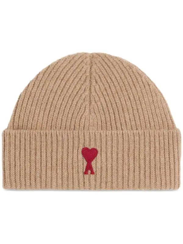 Ami De Coeur Ribbed Beanie