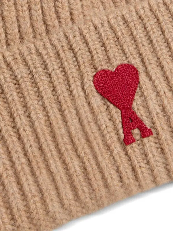 Ami De Coeur Ribbed Beanie