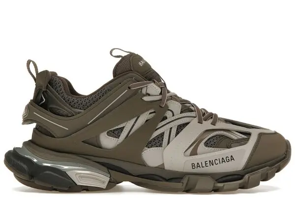Balenciaga Trackin Sneakers - Brown/beige