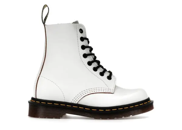 Dr. Martens 1460 Vintage Lace-up Boots - White/black