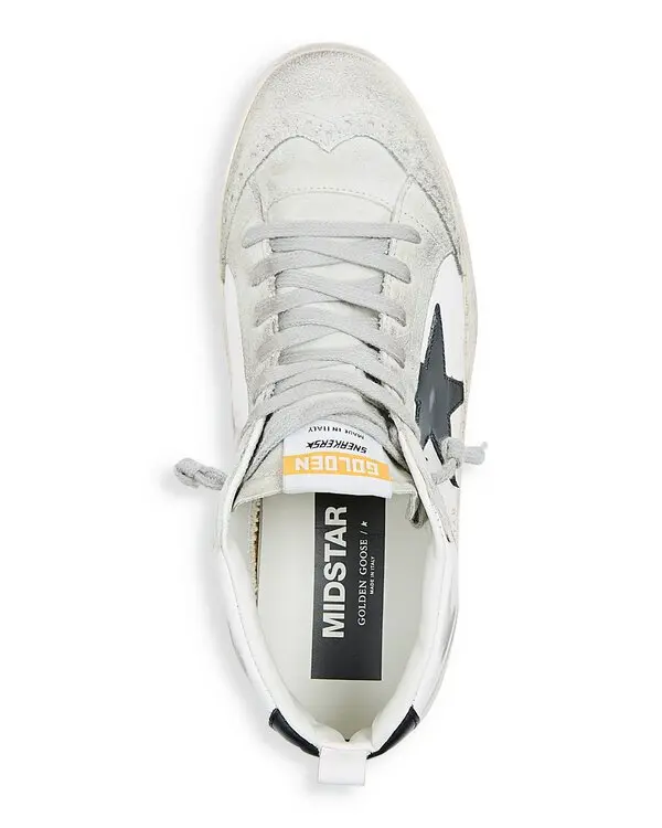 GOLDEN GOOSE Mid Star Mid Top Sneakers - White/ice