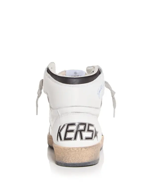 GOLDEN GOOSE Sky-star High-top Sneakers - White/black