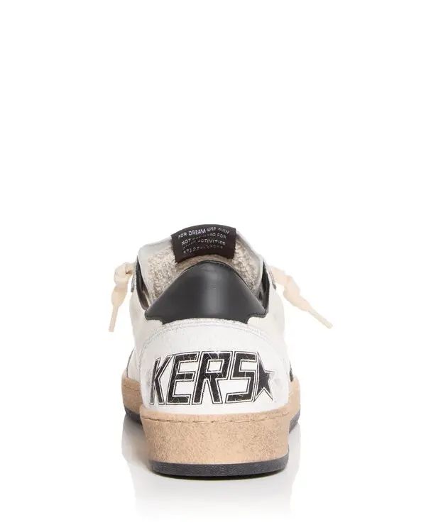 GOLDEN GOOSE Ballstar Low Top Sneakers - White/black