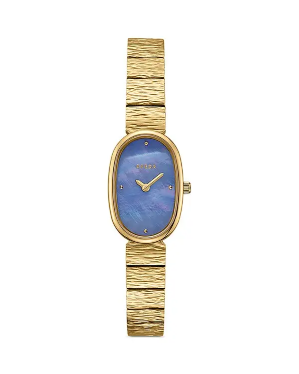 BREDA 18mm Jane Revival Watch - Blue/gold