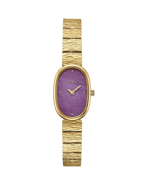 BREDA 18mm Jane Revival Watch - Purple/gold