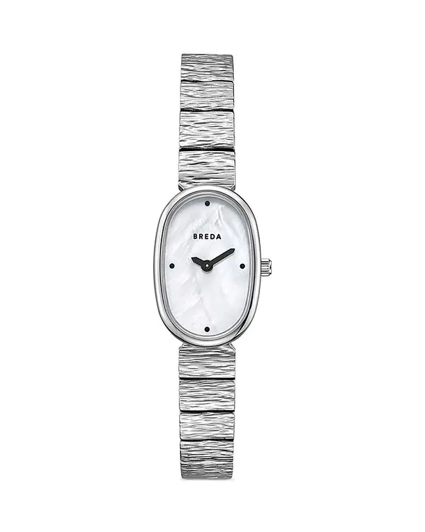 BREDA 18mm Jane Revival Watch - White/silver