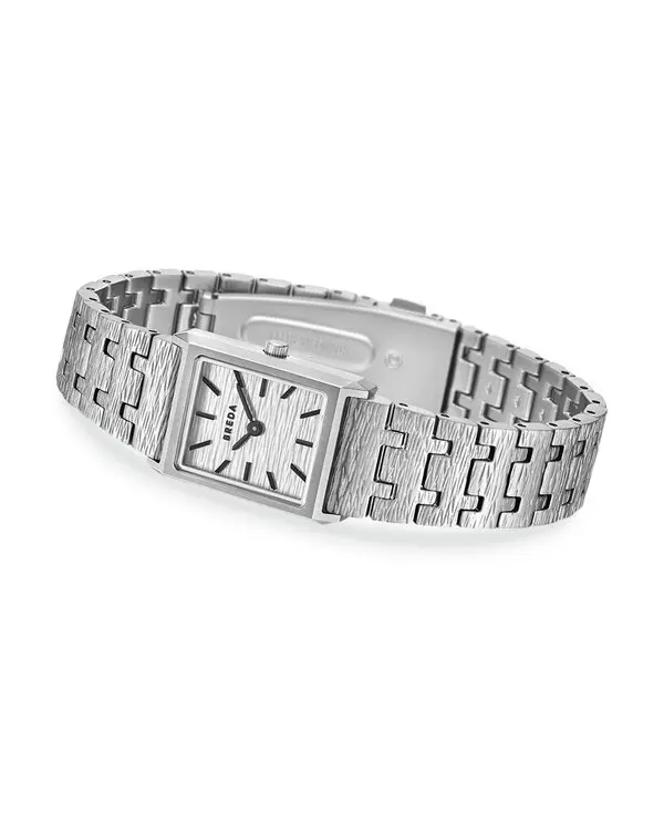 BREDA 20mm X 28mm Virgil Watch - Silver