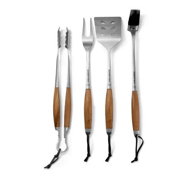 SCHMIDT BROTHERS Bbq Bonded Teak 4-pc. Grill Set