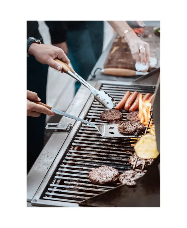 SCHMIDT BROTHERS Bbq Bonded Teak 4-pc. Grill Set