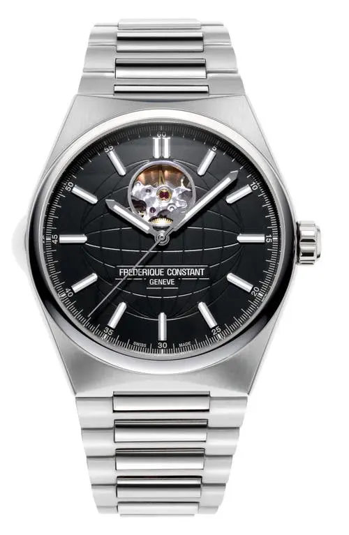 FREDERIQUE CONSTANT Highlife Heart Beat Automatic Bracelet Watch - Silverone