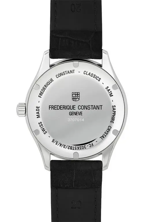 FREDERIQUE CONSTANT Classics Index Automatic Strap Watch